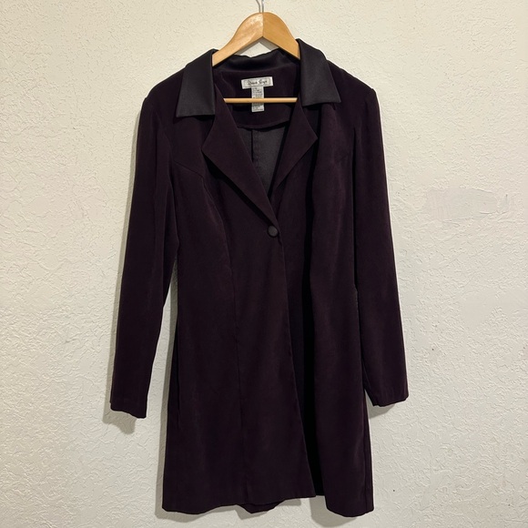 Dawn Joyce | Jackets & Coats | Vintage Dawn Joyce Dark Purple Jacket In ...